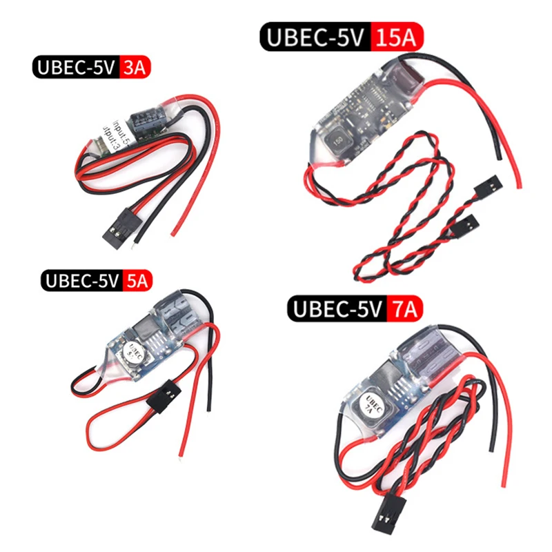 UBEC-3A-5A-7A-15A-5V-BEC-Lowest-RF-Noise-BEC-Full-Shielding-Antijamming ...