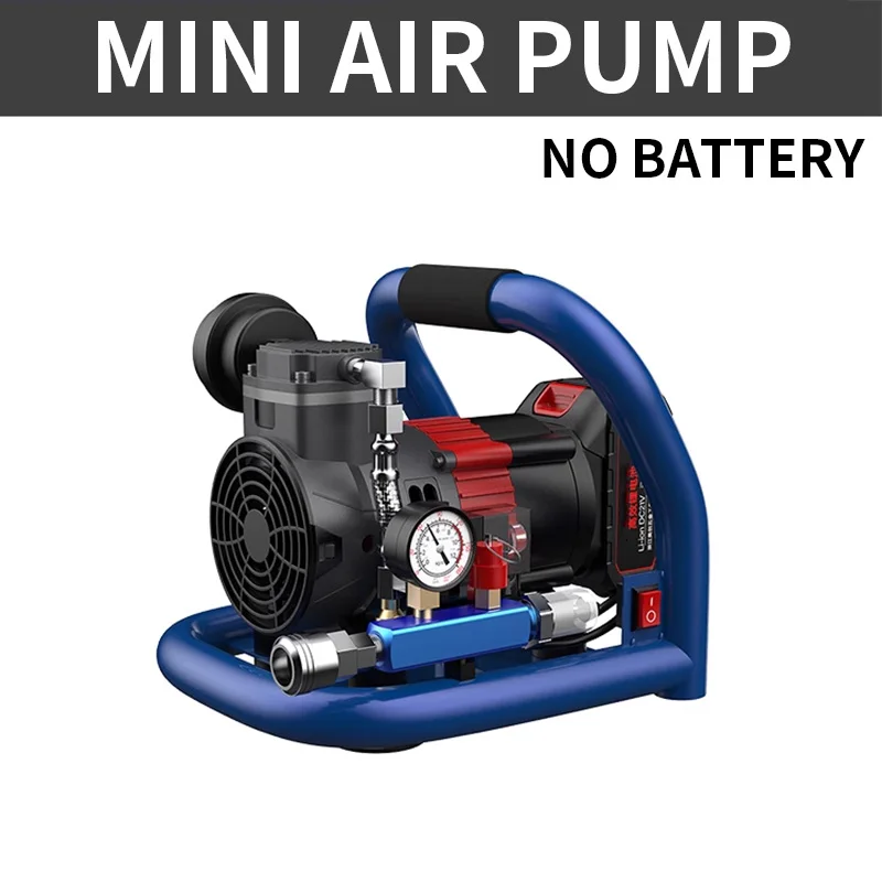 Lithium battery small air compressor Mini air pump Portable air ...