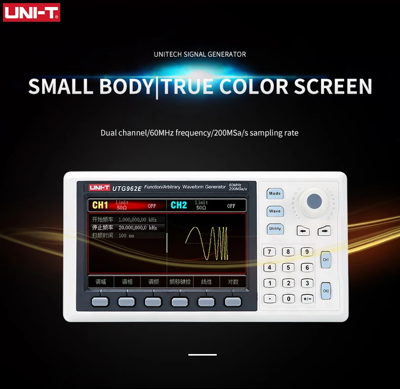 Uni-t Utg932e Utg962e Function Arbitrary Waveform Signal Generator ...