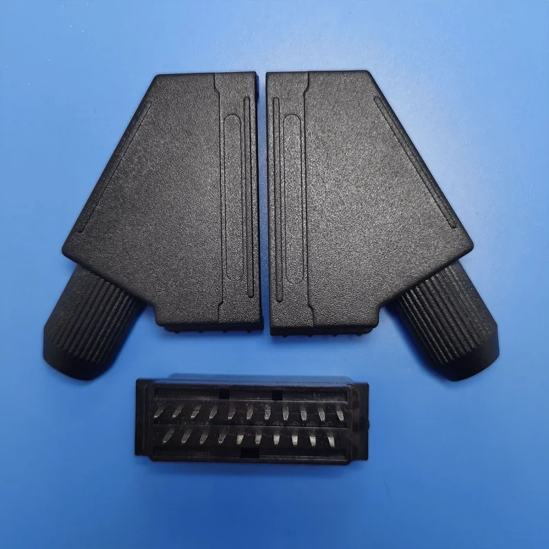 Female/Male Euro 21 Pin RGB Socket Adapter SCART Solder Connector ...