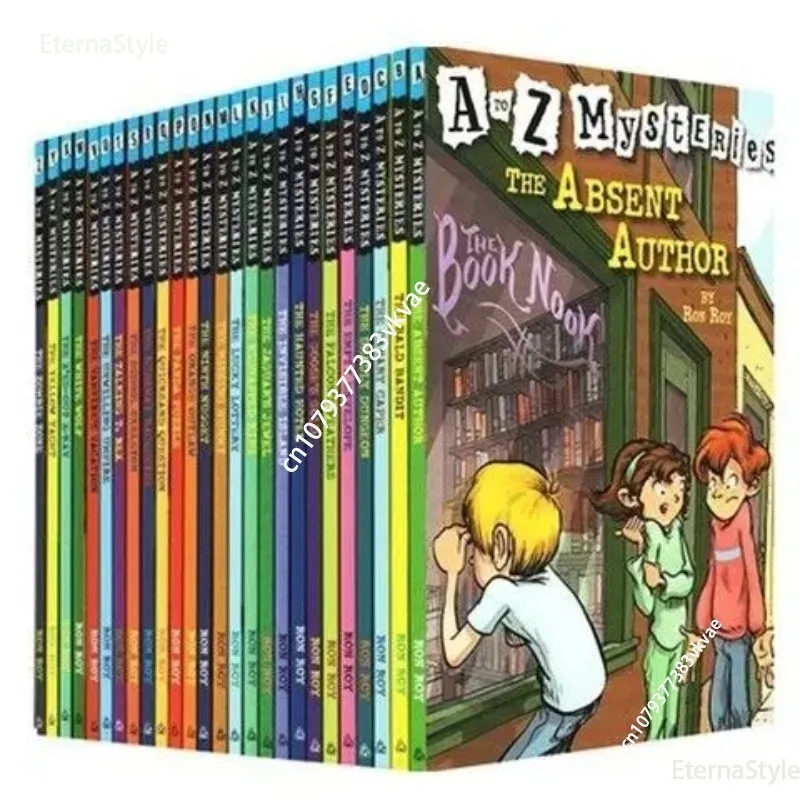 26-Books-set-A-To-Z-Mysteries-Ron-Roy-Children-Detective-Reasoning ...