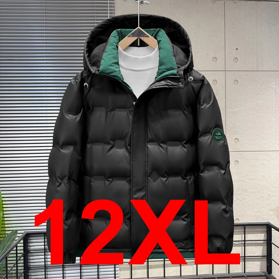 Winter Down Jacket Men Plus Size 12XL 10XL Thick Jacket Coat Male ...