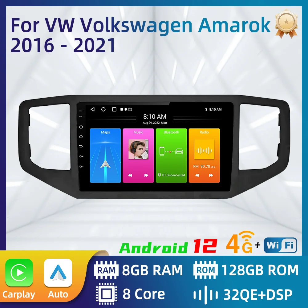 Android-Car-Radio-for-VW-Volkswagen-Amarok-2016-2021-2-Din-Multimedia ...