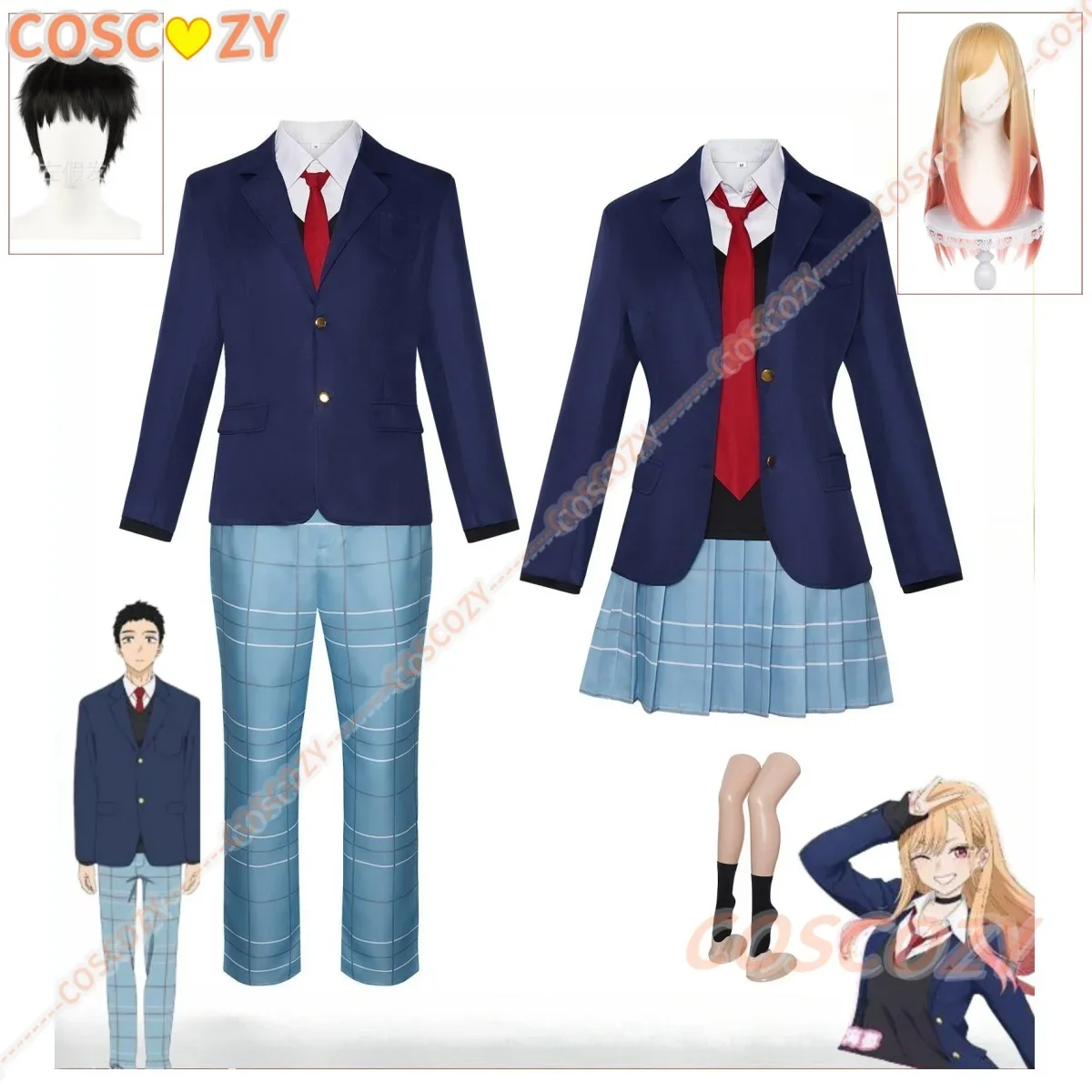 Anime My Dress-Up Darling Cosplay Costume Wig Short Skirt Top Lolita ...