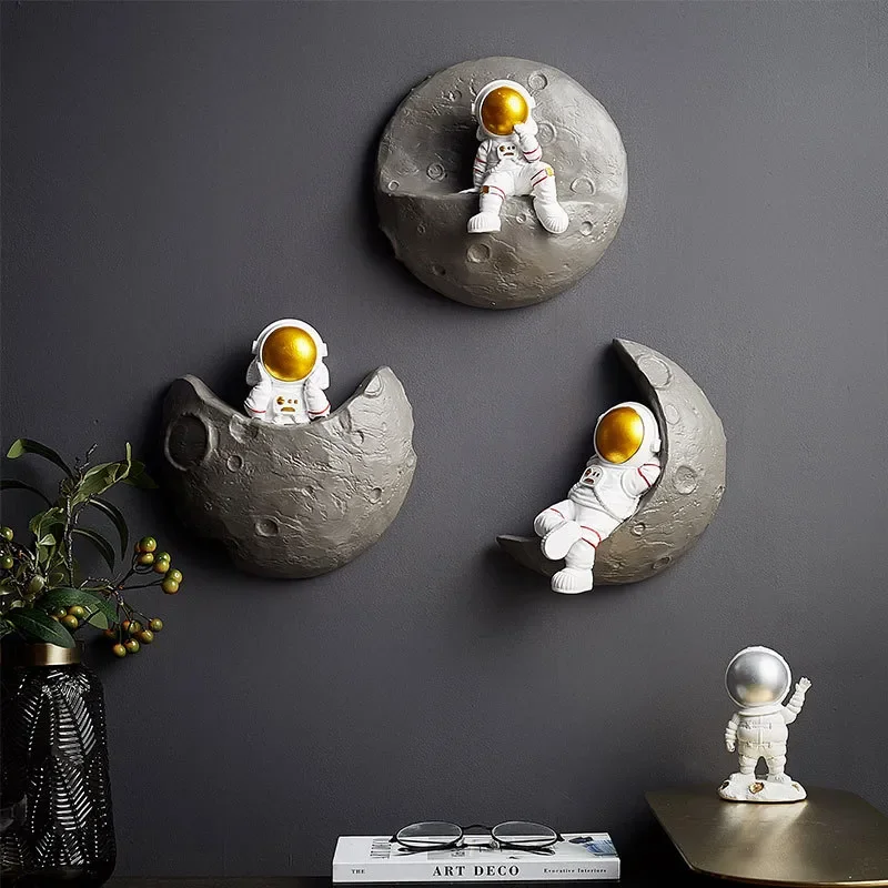 Nordic-Wall-Decoration-Astronaut-Resin-Wall-Shelves-Home-Decor-3D ...