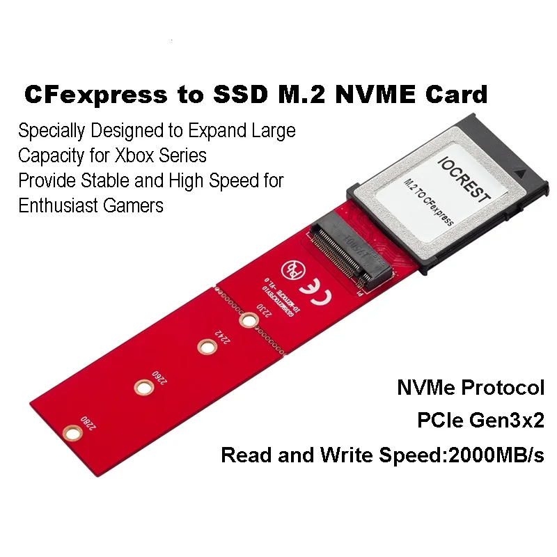 Cfexpress To Ssd M.2 Nvme Xbox Series X/s Xsx Cfexpress Only Support ...