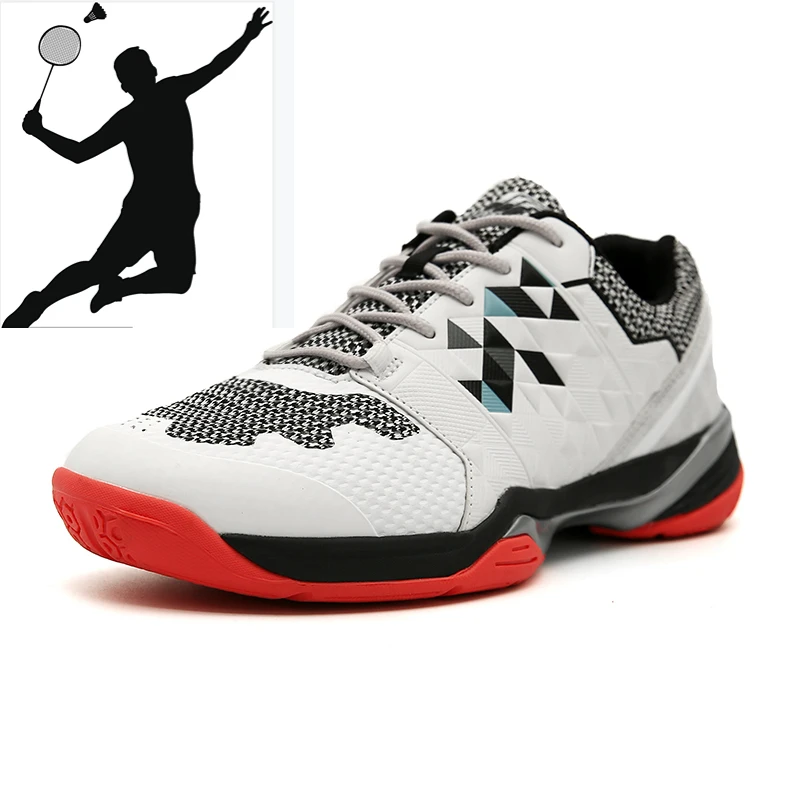 Chaussures de badminton professionnelles pour hommes, baskets de volley ...