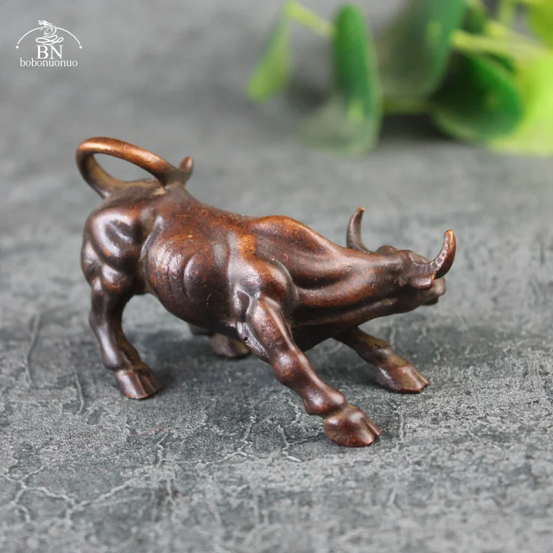 Wall Street Bull Desktop Statue