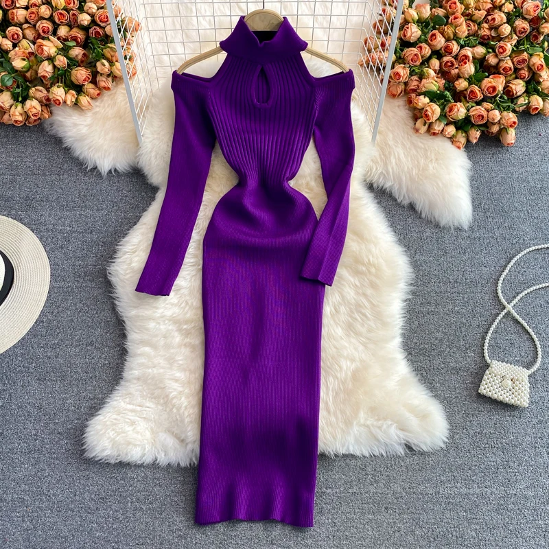 YuooMuoo-Chic-Fashion-Sexy-Wrap-Hips-Cut-Out-Shoulder-Long-Sleeve ...
