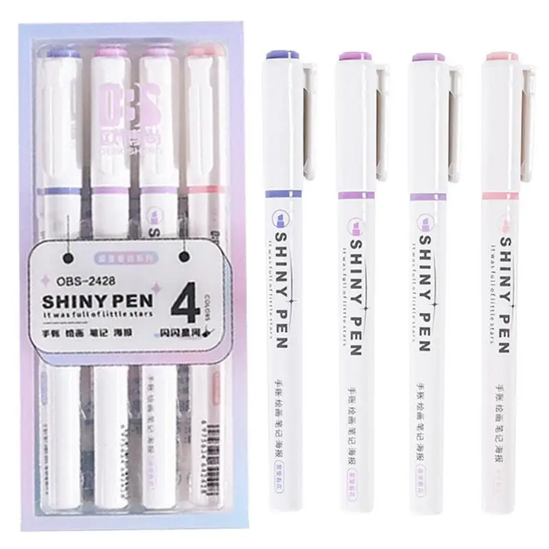 Sparkly Highlighters Versatile Highlighter Sparkly Markers Safe ...