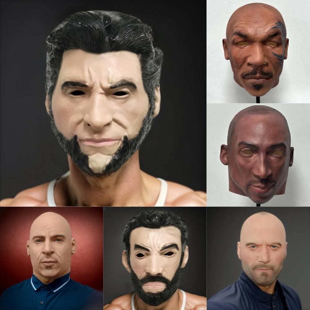 Realistic-Latex-Star-Face-Mask-Kobe-Celebridade-Humano-Homem-Negro ...