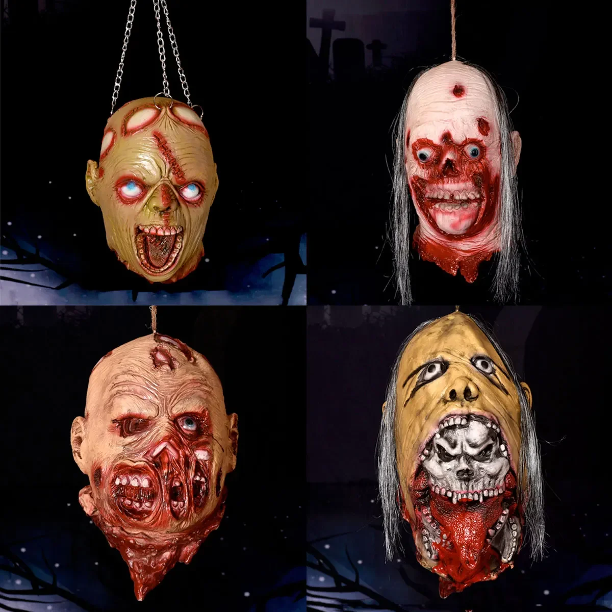 Cabeza-cortada-colgante-aterradora-decoraci-n-de-Halloween-simulaci-n ...