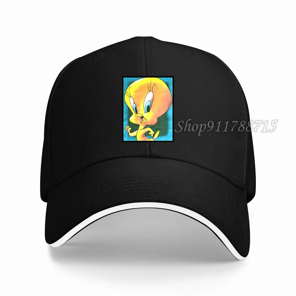 90s Tweety Bird Graphic baseball cap for men and women casquette