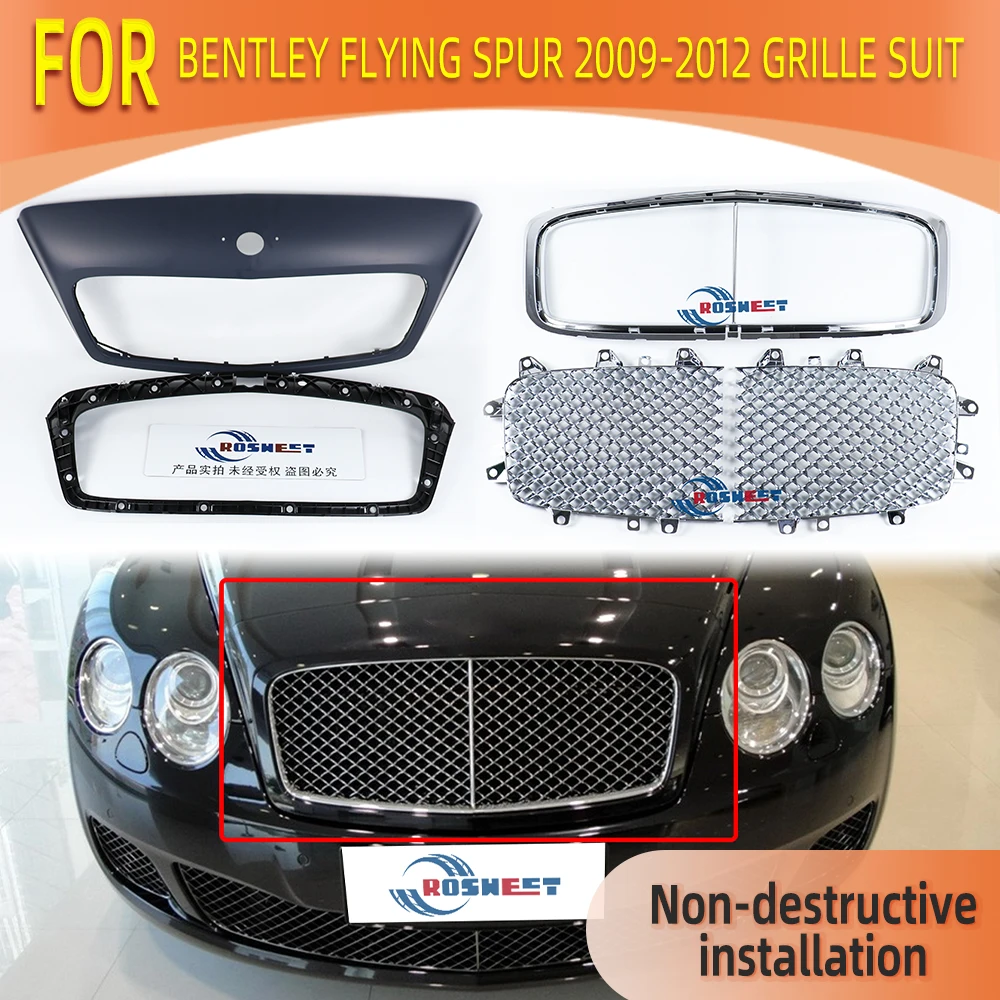 Car-Racing-Grills-Kit-For-Bentley-Flying-Spur-Accessories-2009-2010 ...