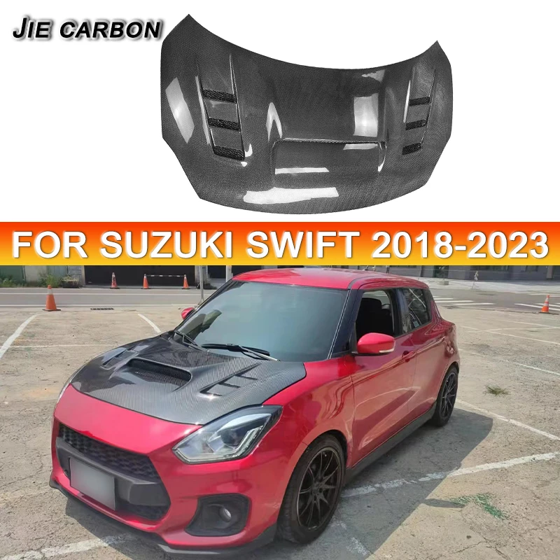 For-Suzuki-SWIFT-Sport-ZC33S-2018-2024-Carbon-Fiber-Front-Hood-Cover ...
