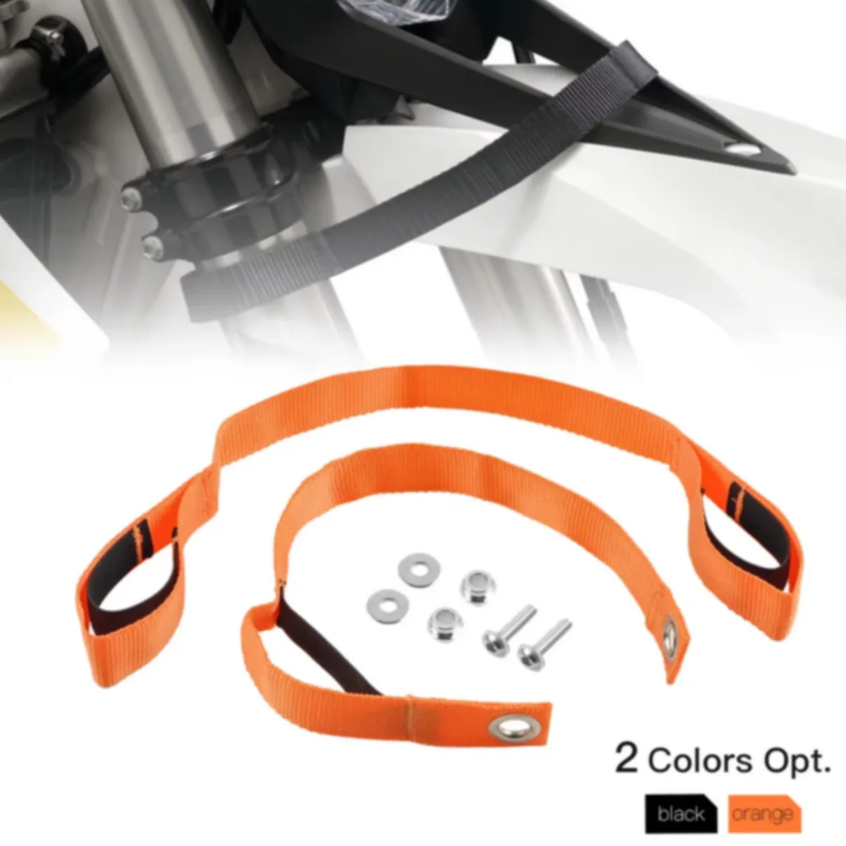 Front Rear Fender Pull Strap Kit For KTM EXC 300 EXCF 500 EXC-F 450 350 ...