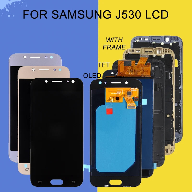 Ensemble écran tactile Lcd OLED J530F J5 Pro, avec châssis, pour ...