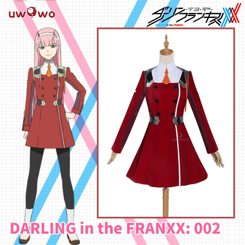 UWOWO Zero Two disfraz de Cosplay, Darling In the Franxx 02, Anime ...