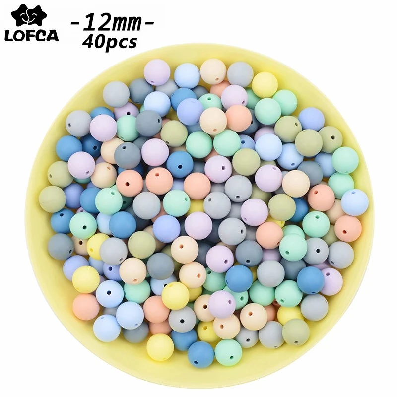 Silicone Teething Beads | Silicone Beads 12mm | Silicone Chew Beads ...