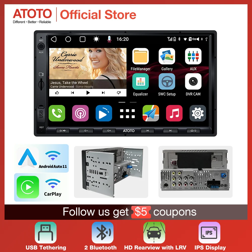 ATOTO-S8-SD-Car-Radio-Android-2-Din-Car-Stereo-7-Inch-Universal-3G-32G ...