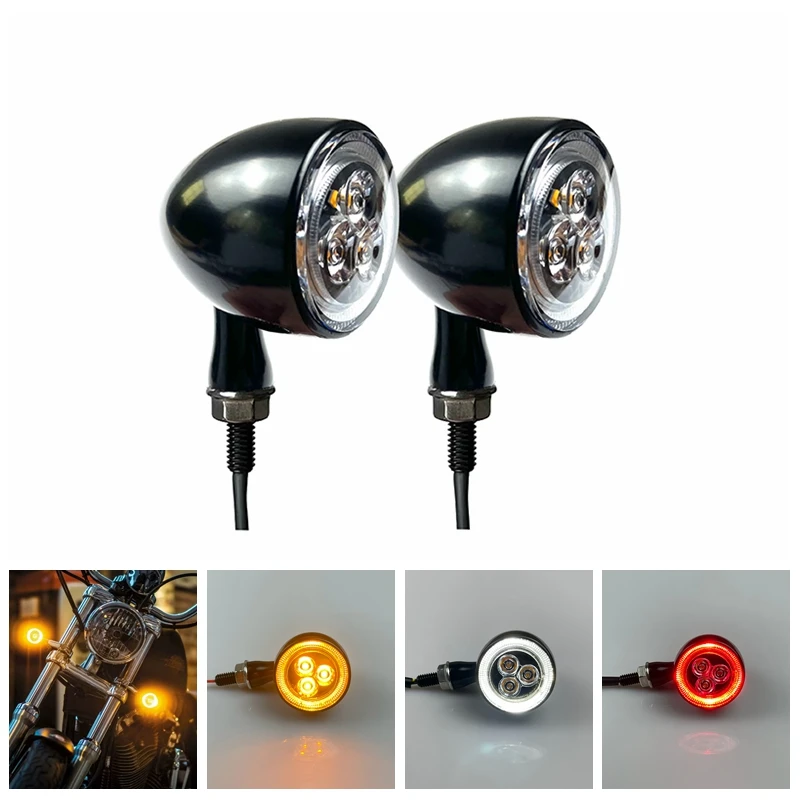 Motorcycle 3 in 1Bullet LED Turn Signal Light 1000 DF LED Blinker ...