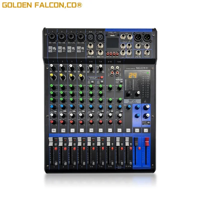 MG12XU-Professional-audio-mixer-Sound-Board-Mixing-Console-Built-in-99 ...