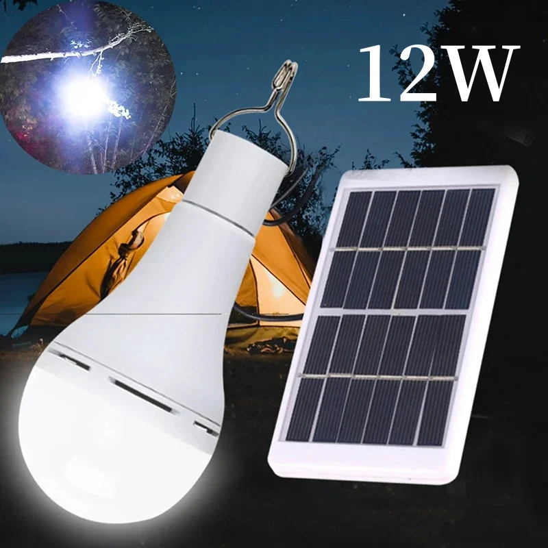 LED Hanging Solar Light Waterproof USB Charged Emergency Sunlight ...