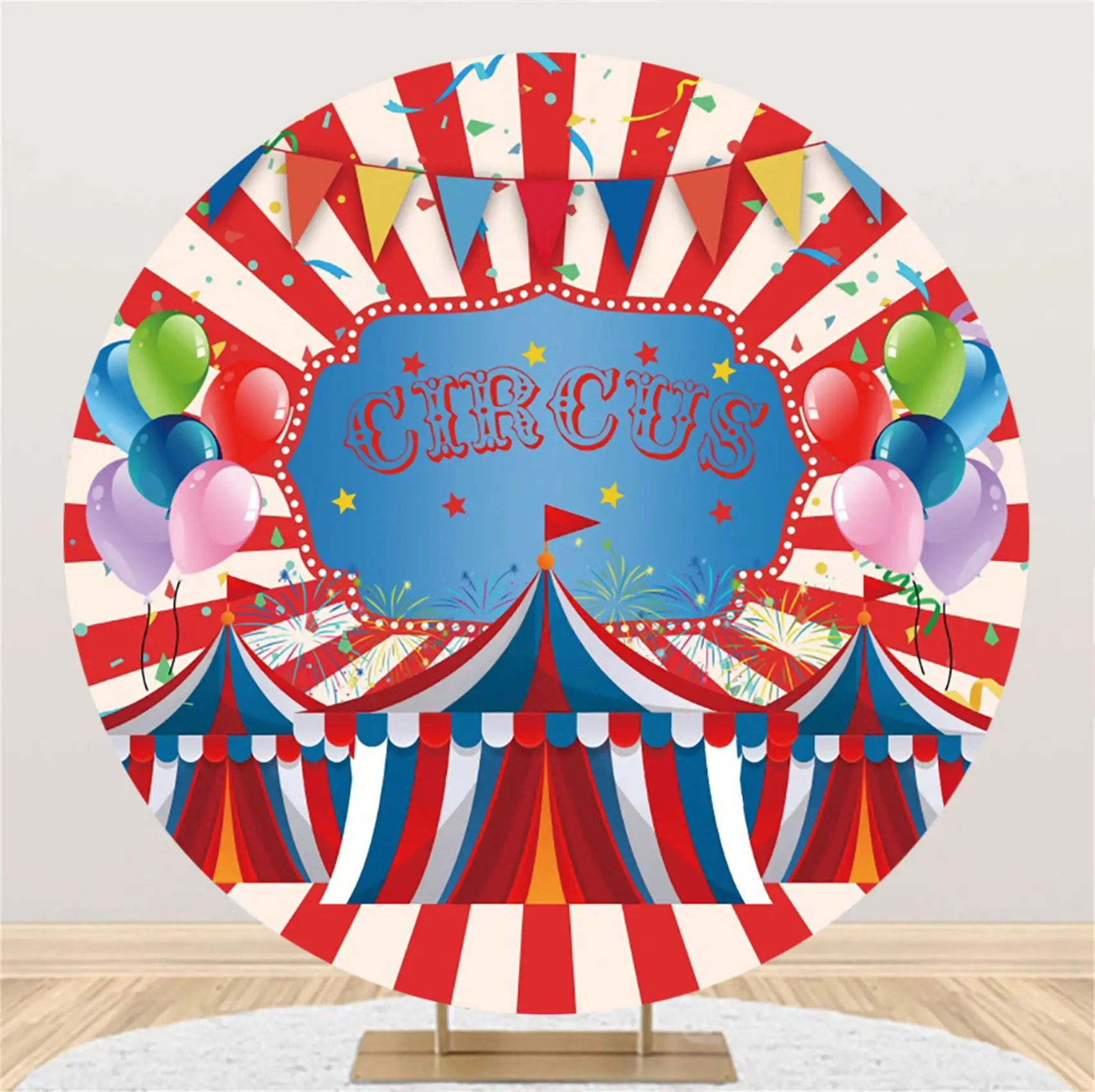 Circus Backdrop For Birthday
