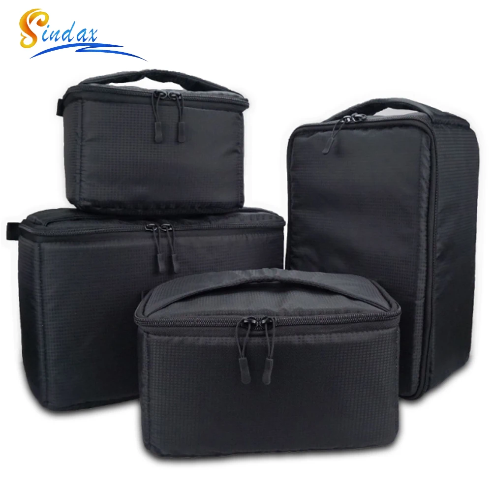 Waterproof DSLR Camera Inserts Bag Portable Inner Partition Padded ...