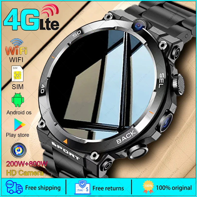 4G-LTE-Network-Android-OS-Smartwatch-1-39-GPS-2-Cameras-WIFI-NFC-Access ...