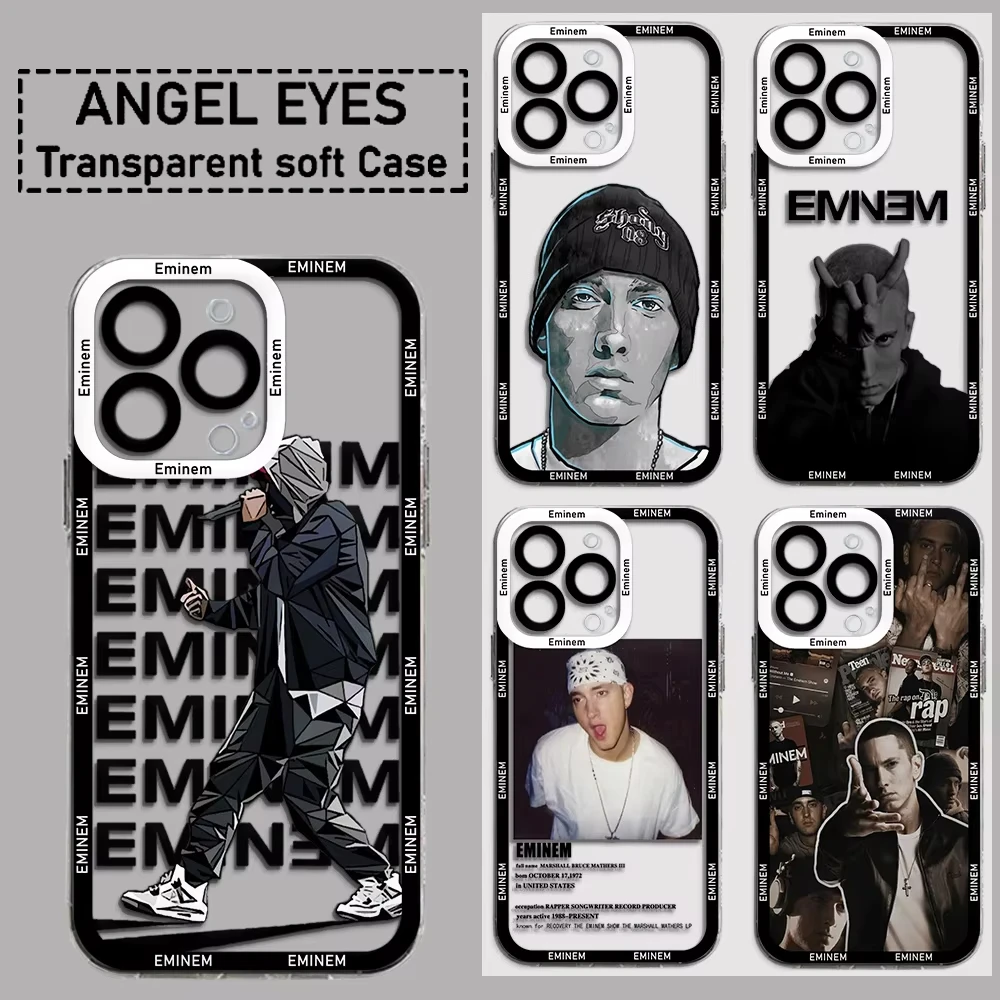 Rap-Singer-Eminem-Phone-Case-para-iPhone-Capa-Transparente-16-15-14-13 ...