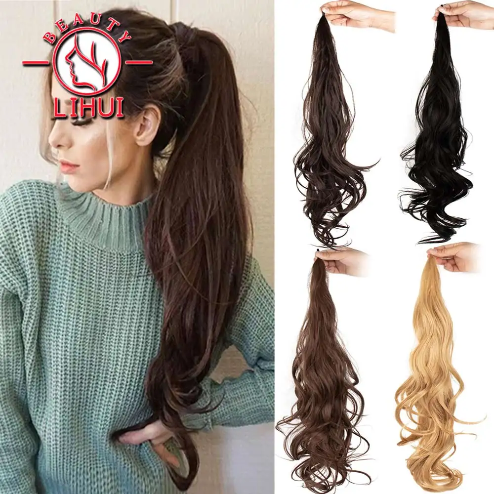 Synthetic-Flexible-Wrap-Around-Long-Ponytail-Hair-Extensions-Natural ...