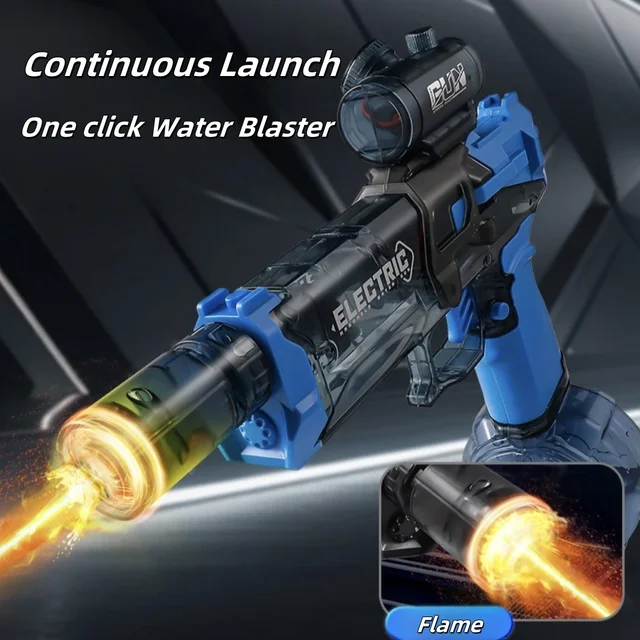Electric Pulse Water Gun Skirfy Electric Water Gun With Realistic Gun ...