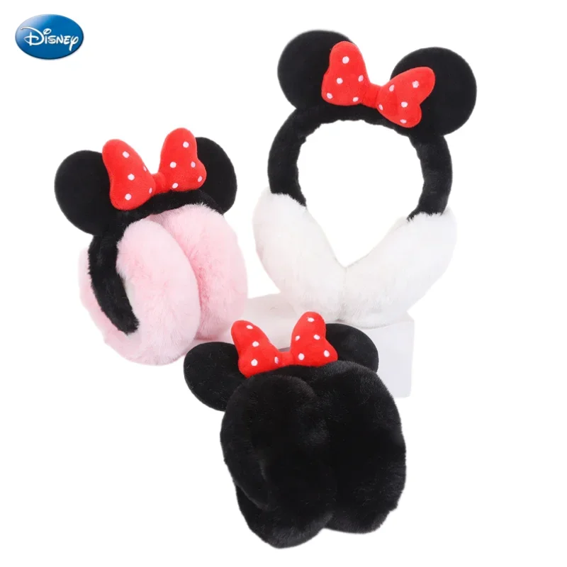 Disney-Mickey-Minnie-Bow-Warm-Earmuffs-Creative-Animation-Cartoon-Cute ...