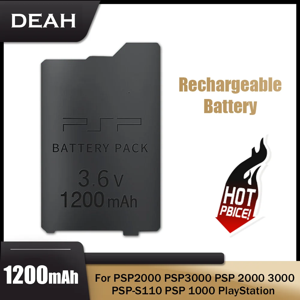 1PCS-3-6V-1200mAh-Rechargeable-Lithium-Battery-For-PSP2000-PSP3000-PSP ...