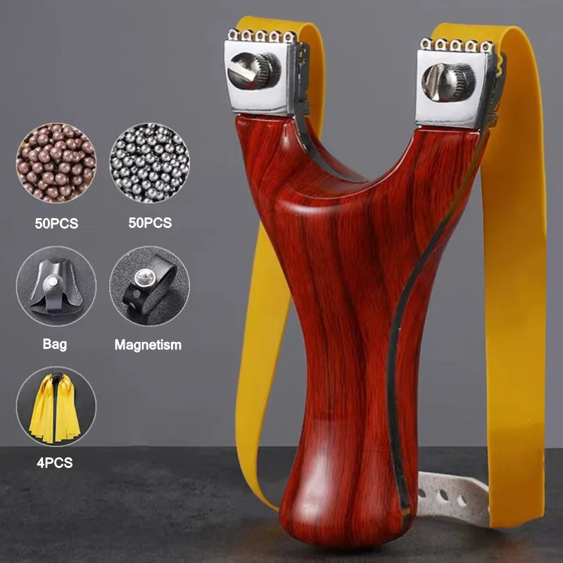 Professional-Hunting-Slingshot-Resin-Slingshot-Flat-Rubber-Band ...