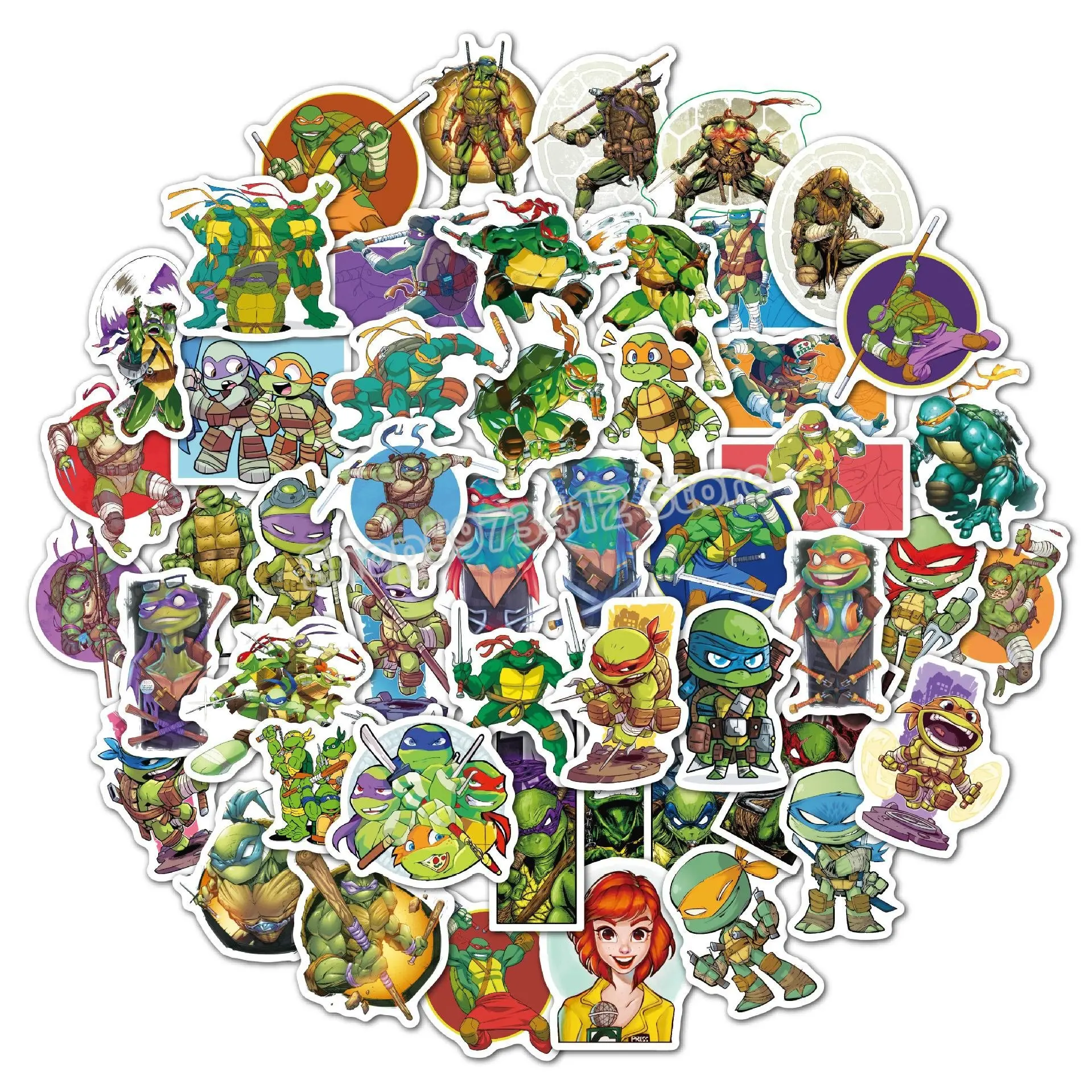Cute Cartoon Ninja Turtles