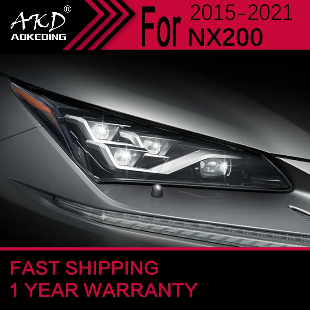 Car-Lights-for-Lexus-NX200-LED-Headlight-2015-2021-NX300-NX300H-Lamp ...