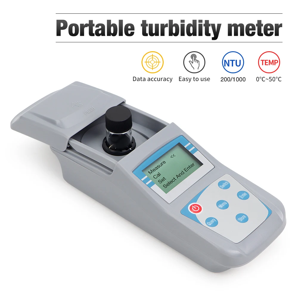 Portable Handheld Turbidimeter Digital Turbidity Meter 0~200/1000 NTU ...