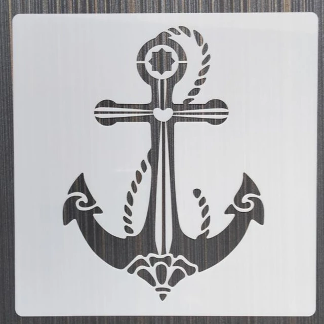 Anchor Stencil Template