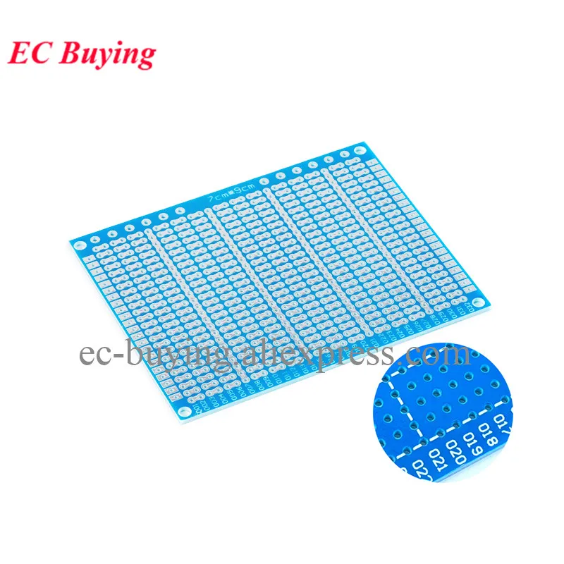 1pcs DIY 7*9cm Blue Single Side Prototype Paper PCB Universal ...