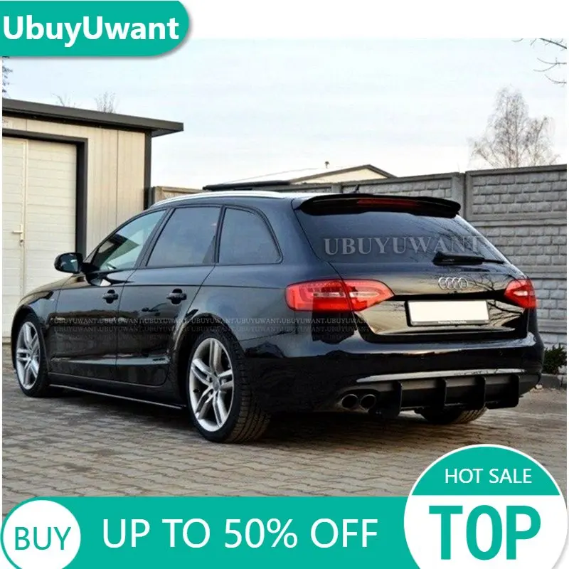 Becquet de Toit pour Audi A4 B8 Avant / Allroad 2008-2016, en Plastique ABS, Décoration d'Aile ...