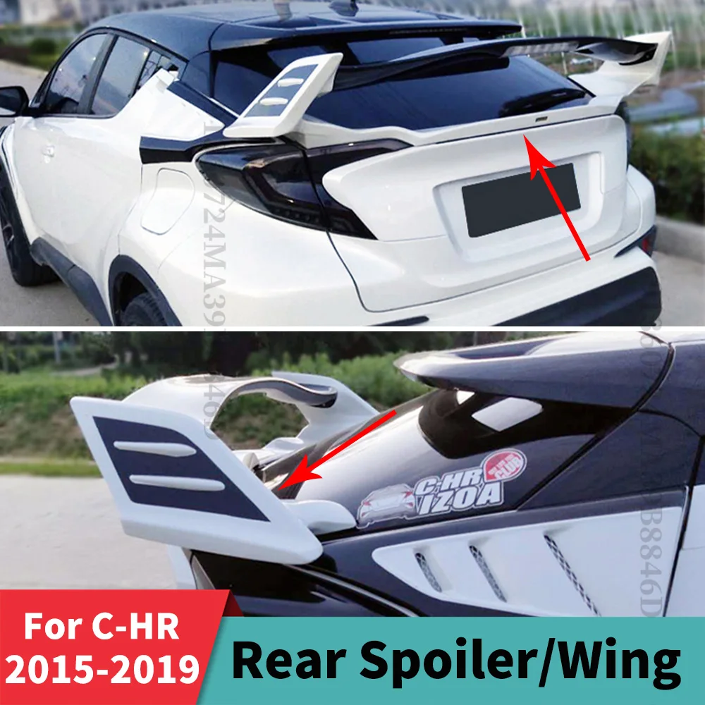 Sport-Rear-Trunk-Wing-Spoiler-Splitter-Diffuser-Boot-Lip-Refit ...
