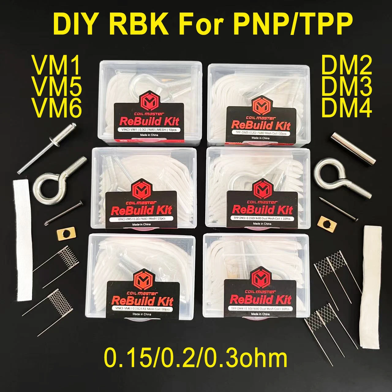 PnP-TPP-Rebuild-Kit-6-Types-Mesh-Coil-Platform-VM1-VM5-VM6-DM2-DM3-DM4 ...