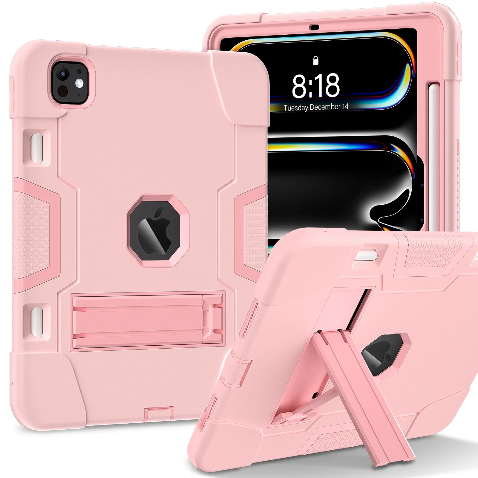 Shockproof Stand Tablet Case with Multi-Angle Viewing, Fits Various ...