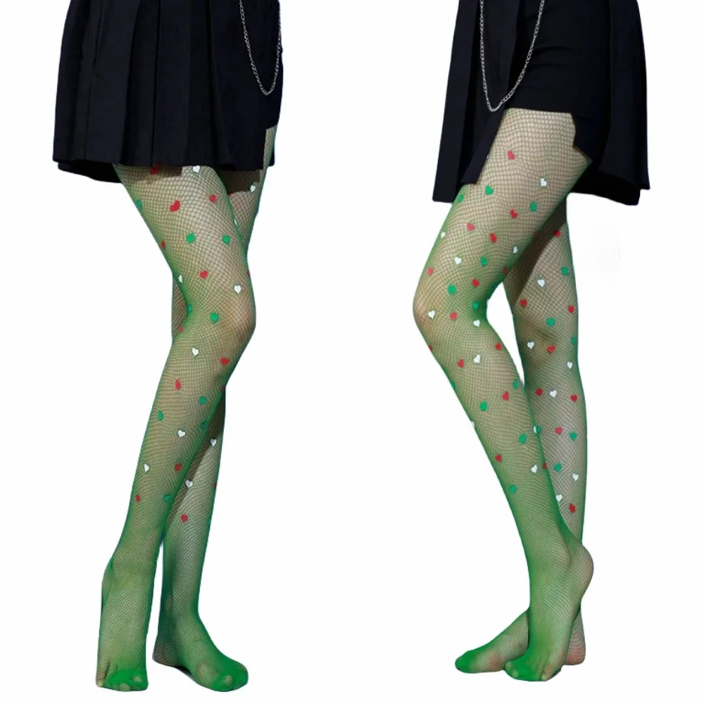 Green Tights Woman Clothing Sexy Fishnet Stockings 4 Colors Fishnets ...