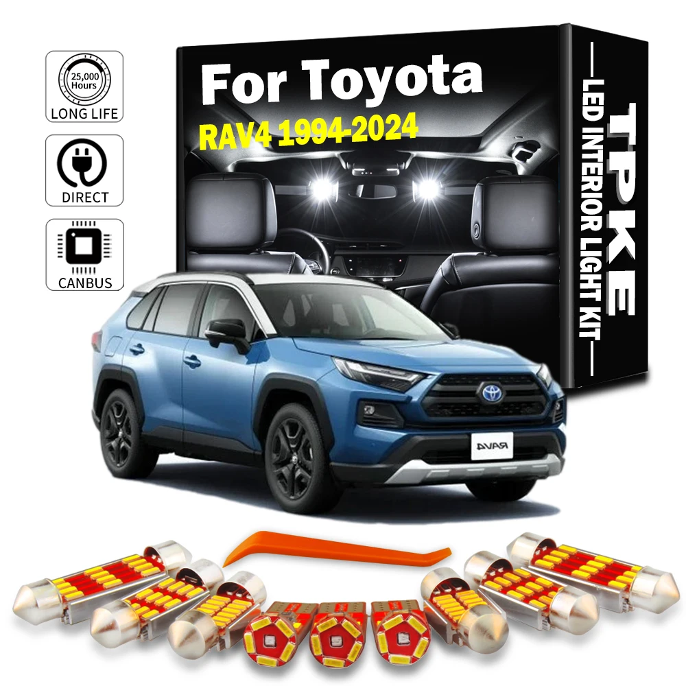 LED Interior Reading Light Car Indoor Bulb Kit For Toyota RAV4 MK1 MK2 ...
