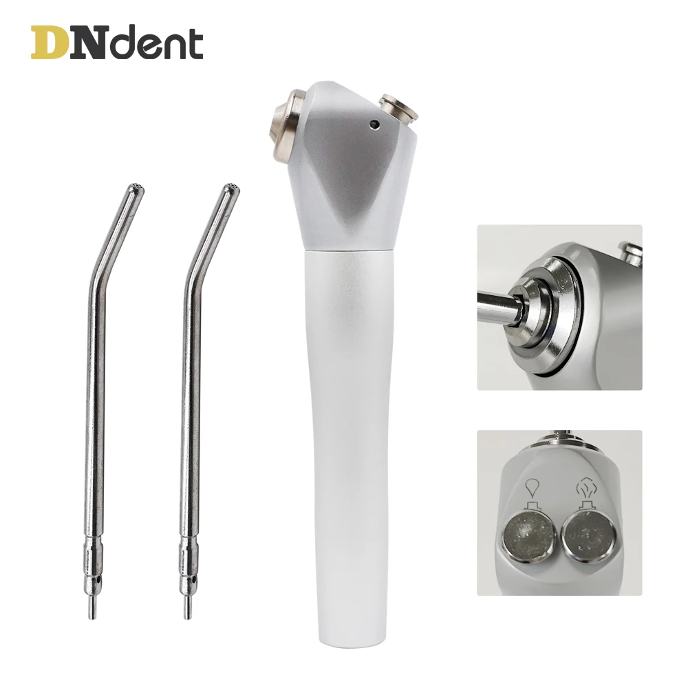 Dental Triple Way Syringe Handpiece Air Water Spray with 2 Nozzles Tips ...