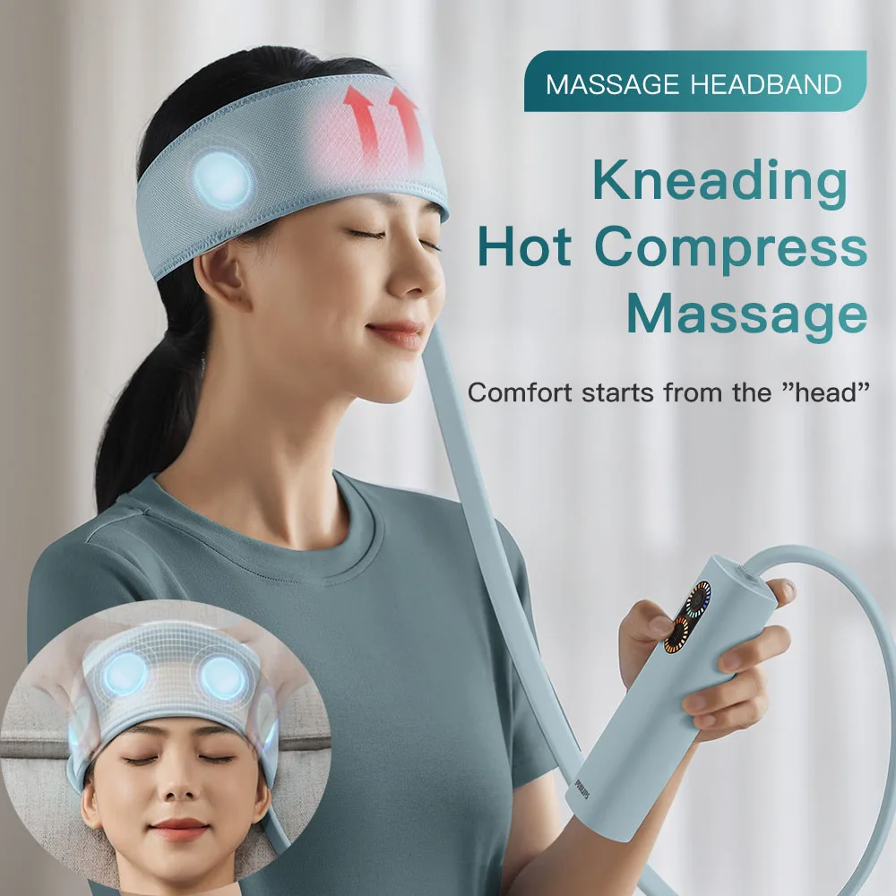 Electric-Head-Massager-Air-Pressure-Heating-Headband-Kneading-Airbag ...
