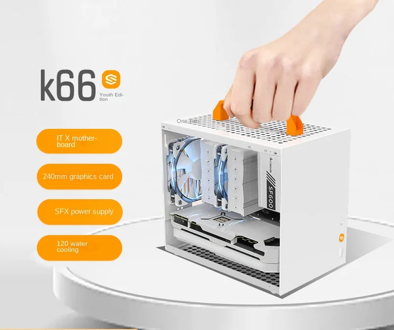 미니 데스크탑 컴퓨터 120 수냉식 ITX 소형 케이스 슈퍼 T40, Fool Superman k66, Youth, 2023 ...